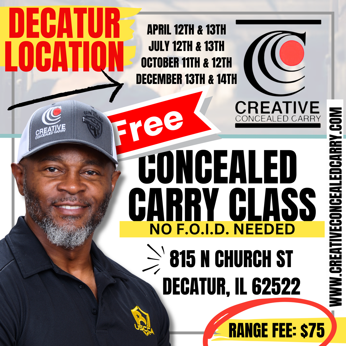 (Decatur Location) Illinois Residents Free Concealed Carry Class ...